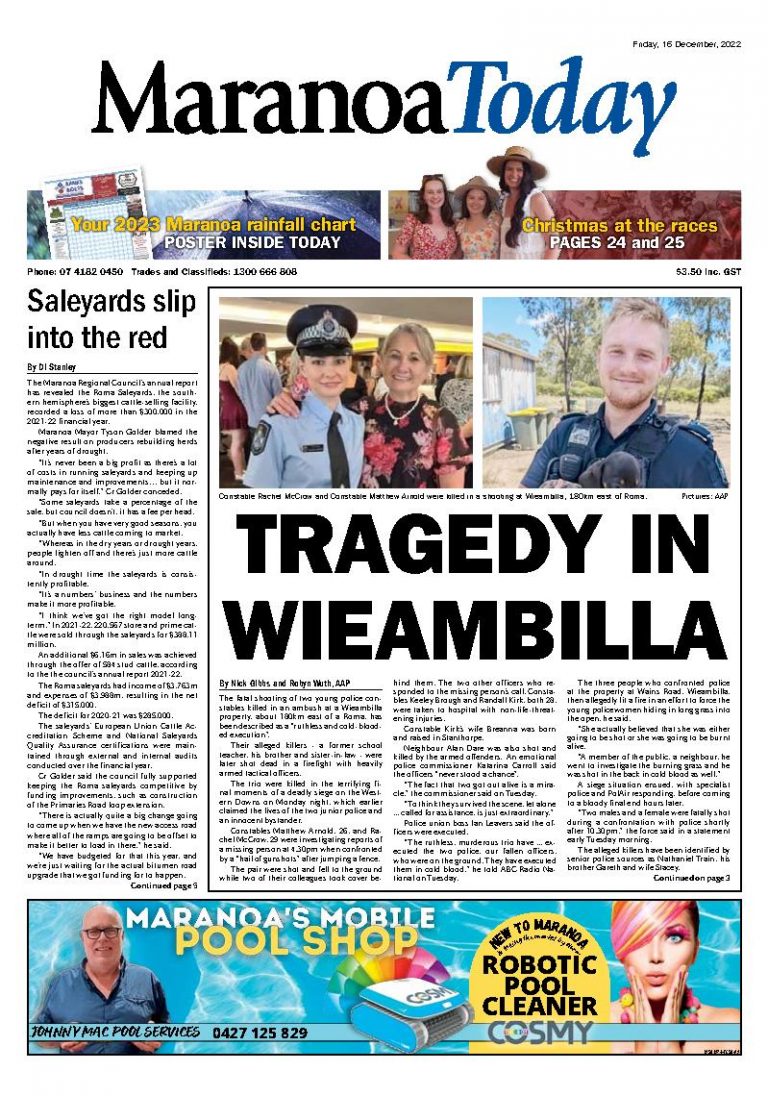 Maranoa Today - 16th December 2022 | Maranoa Today