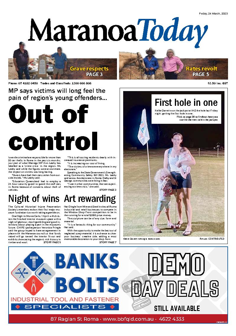 Maranoa Today - 24th March 2023 | Maranoa Today