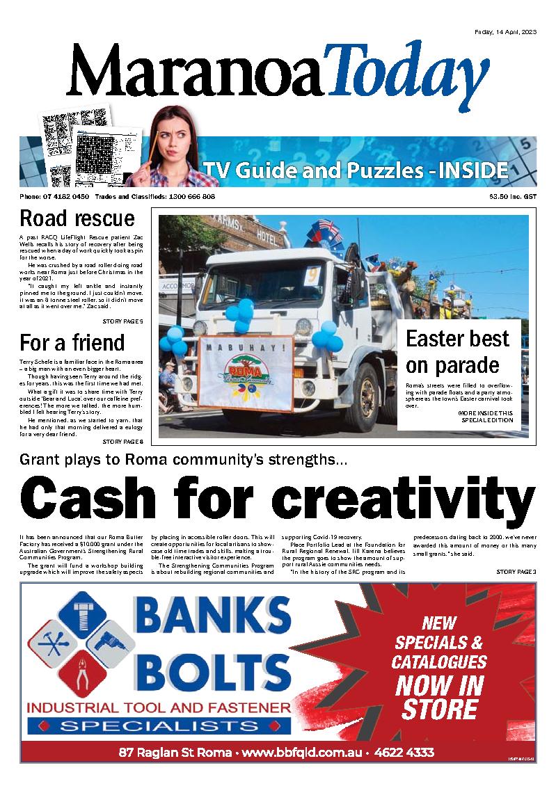 Maranoa Today - 14th April 2023 | Maranoa Today