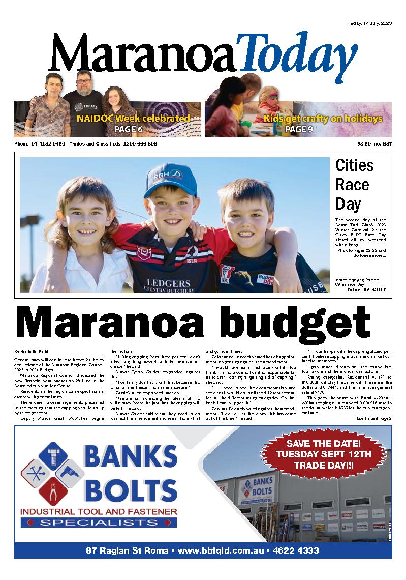 Maranoa Today - 14th July 2023 | Maranoa Today