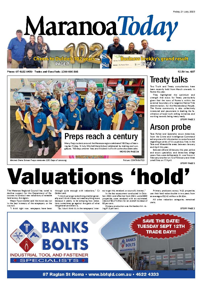 Maranoa Today - 21st July 2023 | Maranoa Today