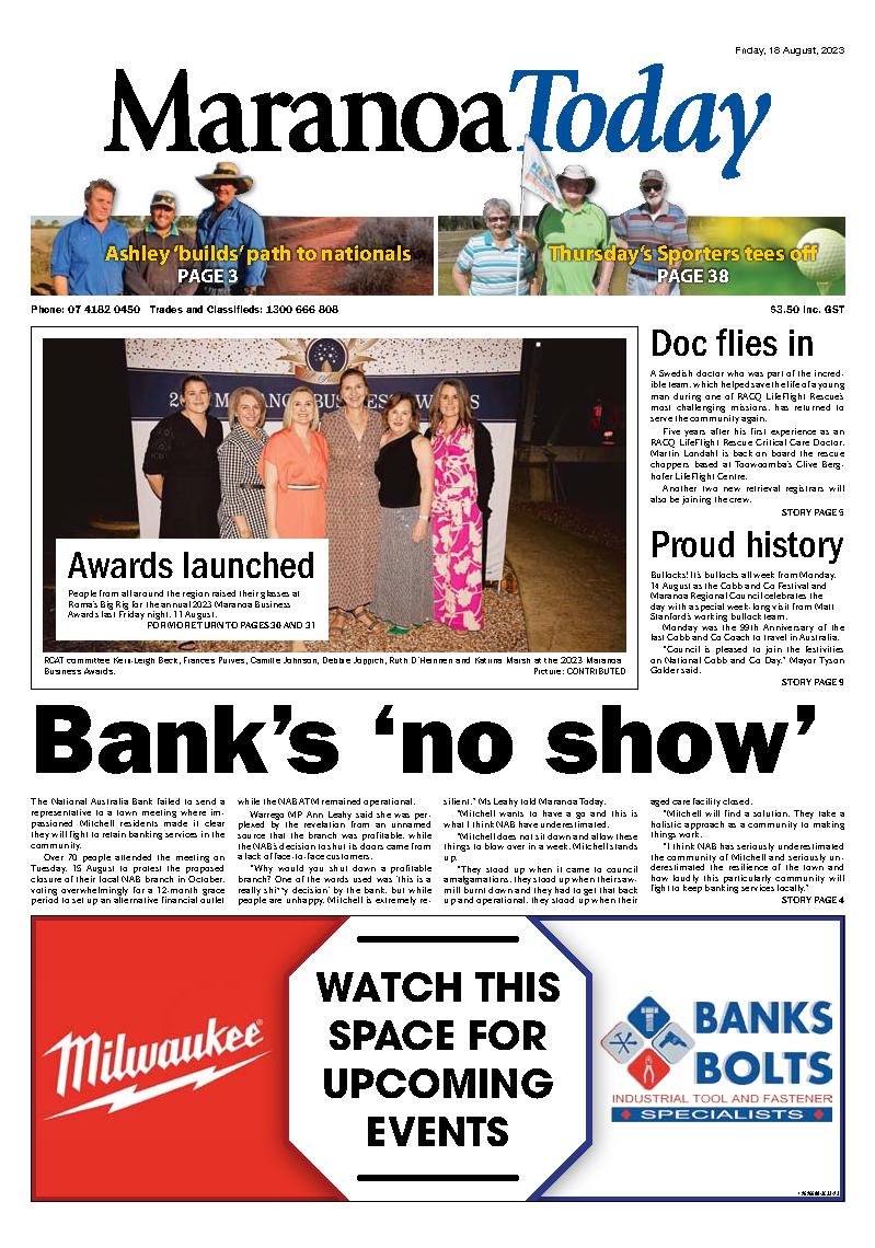 Maranoa Today - 18th August 2023 | Maranoa Today
