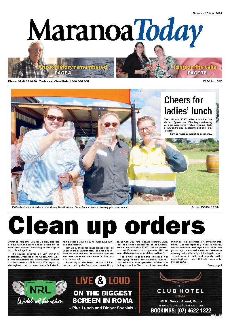 Maranoa Today - 26th April 2024 | Maranoa Today