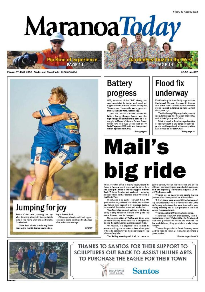 Maranoa Today - 30th August 2024 | Maranoa Today