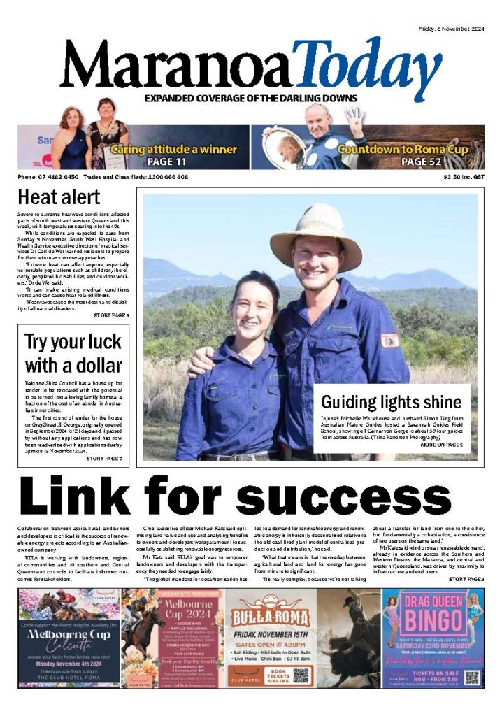 Maranoa Today - 8th November 2024 | Maranoa Today